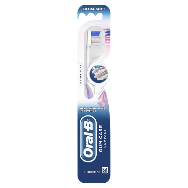 Oral-B Gum Care Compact Toothbrush, Extra Soft, 1 Count - Walmart.com