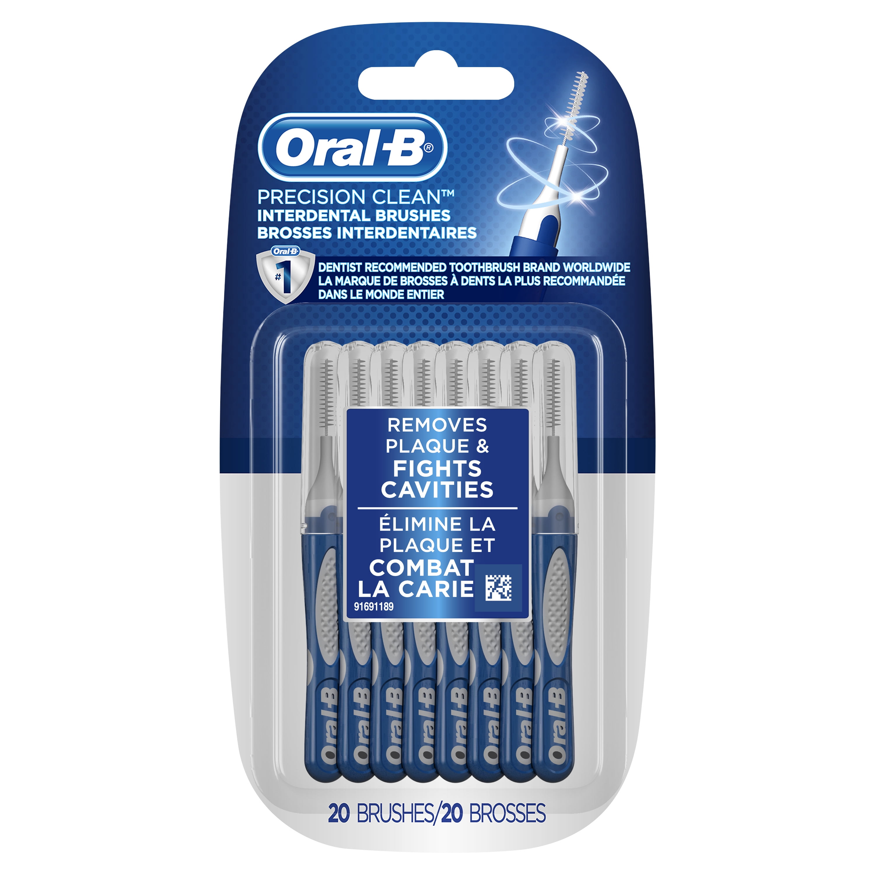 Oral-B Precision Clean Interdental Brushes, 20 Count, Gum Care and ...