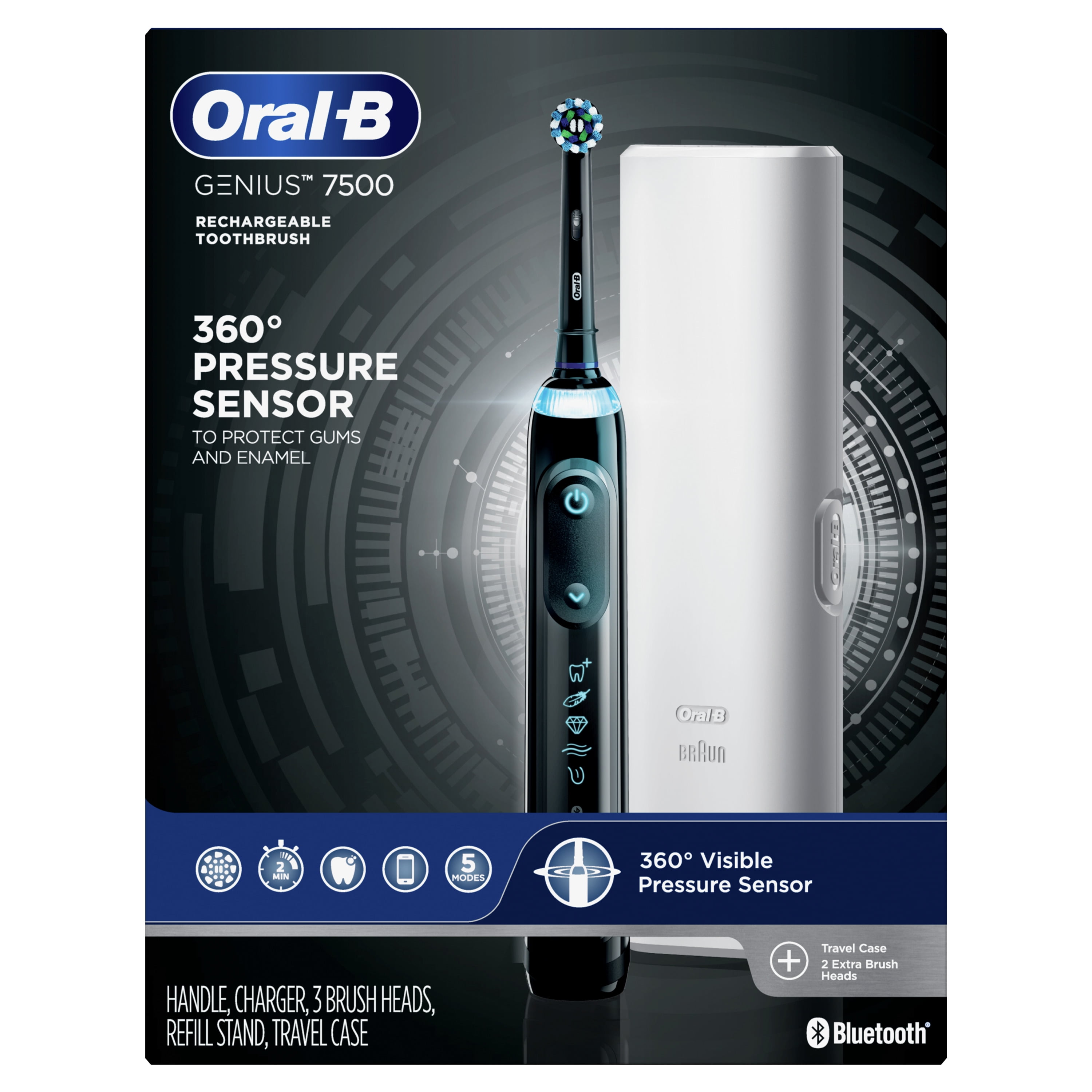 Oral-B Pro 7500 Power Rechargeable Electric Toothbrush, Powered By ...