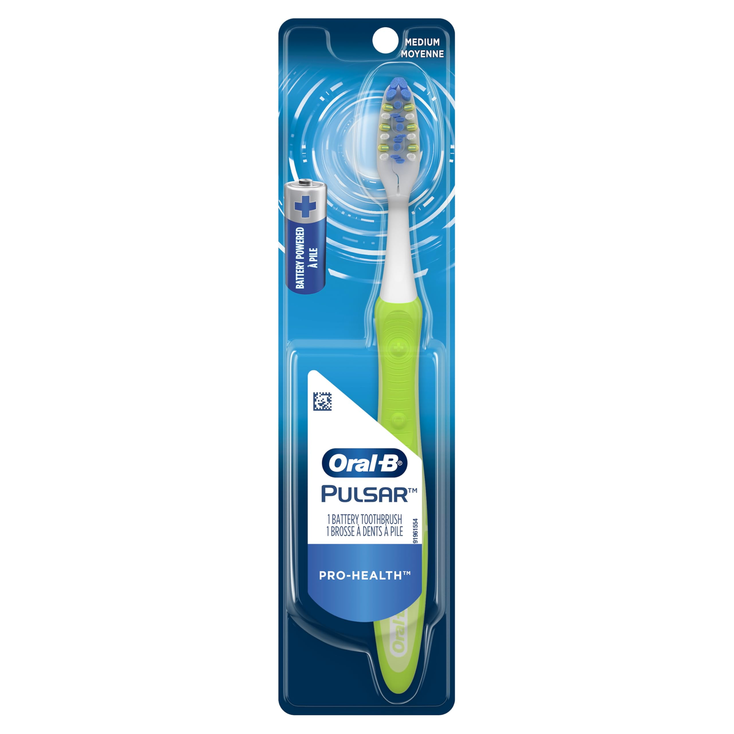 Oral-B Pulsar Medium Toothbrush, 1 Count - Walmart.com