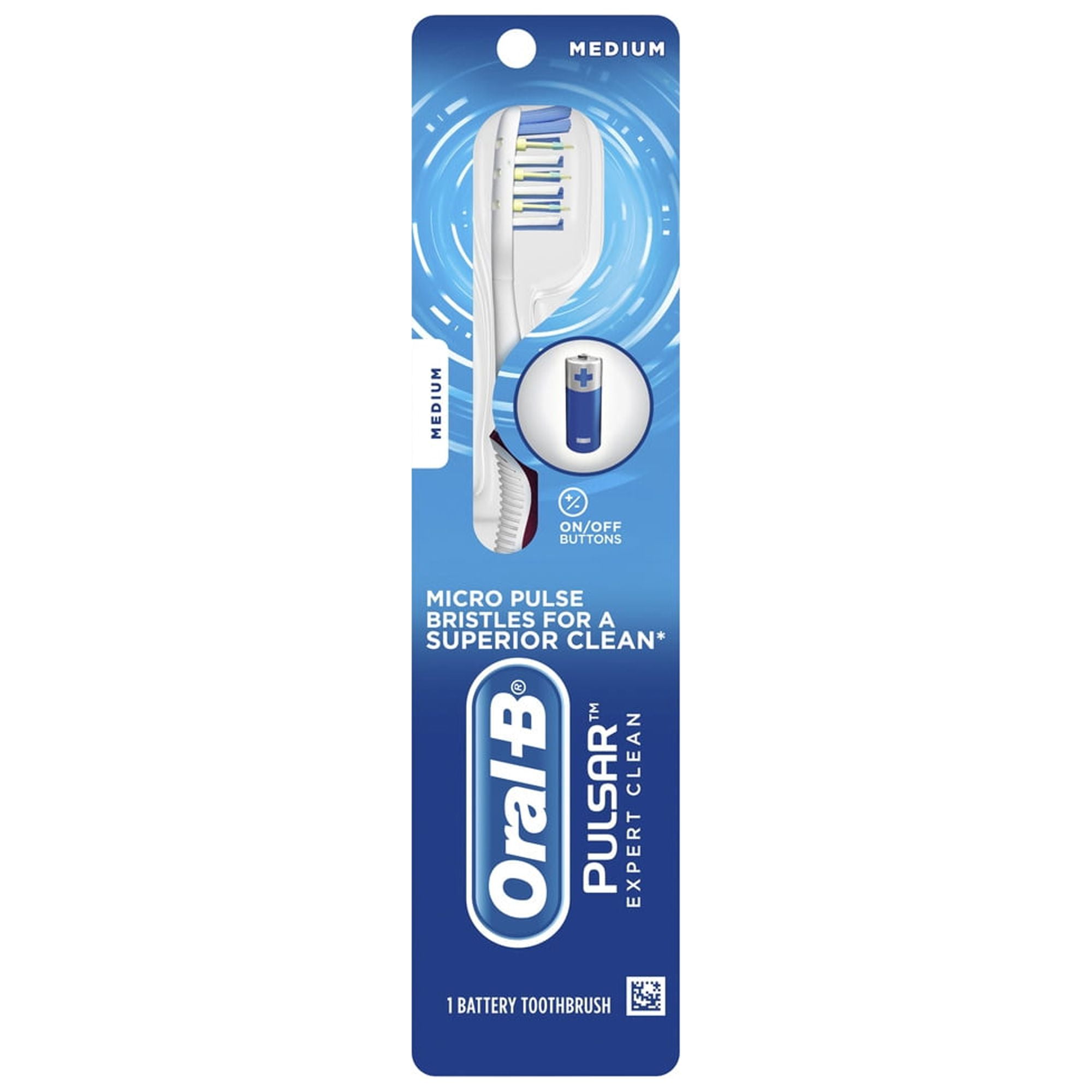Oral-B Pulsar Toothbrush, Regular - 1 ea (Pack of 48) - Walmart.com