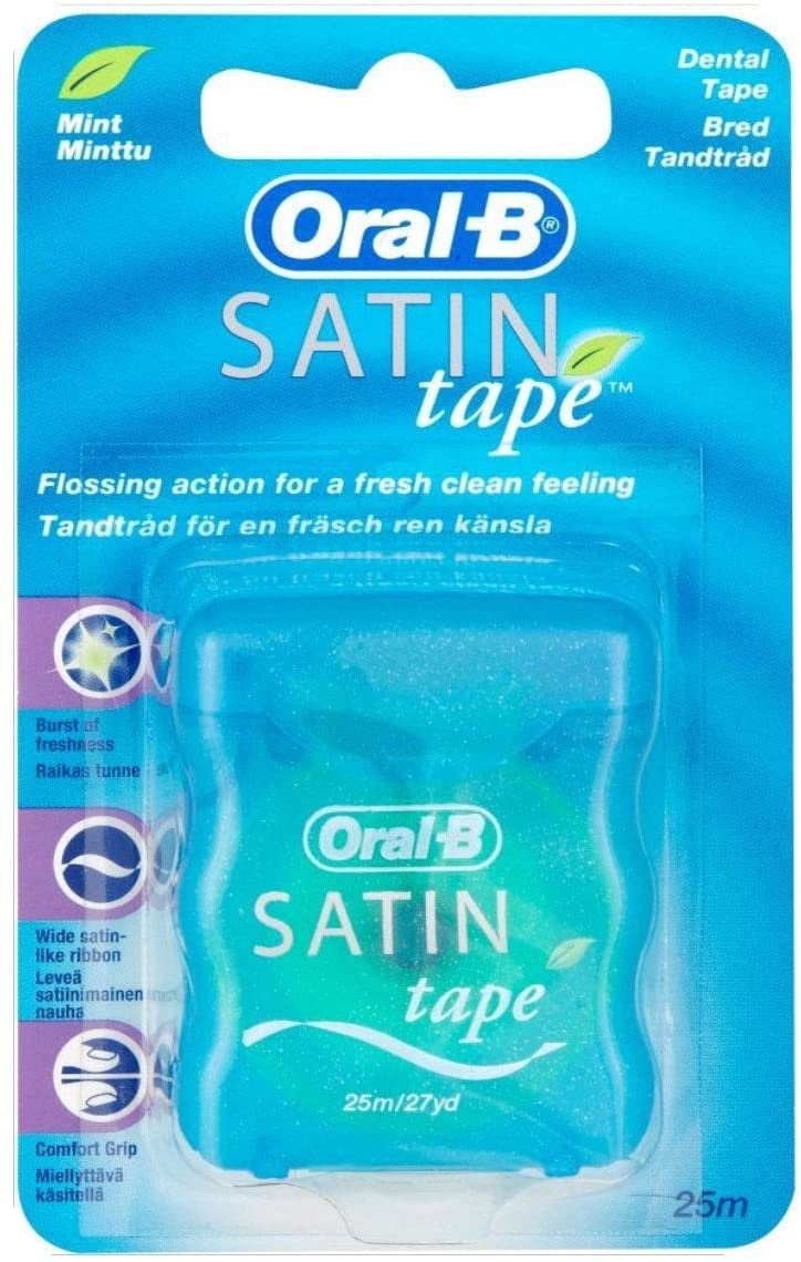 Oral B Satin Mint Tape 25M - Pack Of 2 - Walmart.com