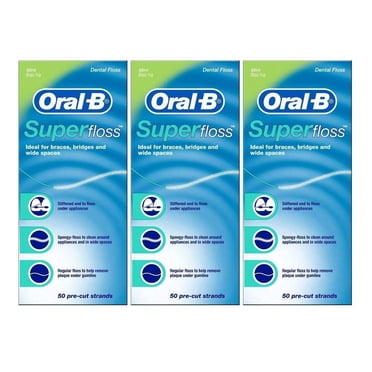 Oral-B Super Floss Pre-Cut Strands Dental Floss - Walmart.com