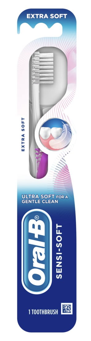 Oral-B Toothbrush Sensi-Soft Extra Soft Asst Colors (Pack of 3 ...