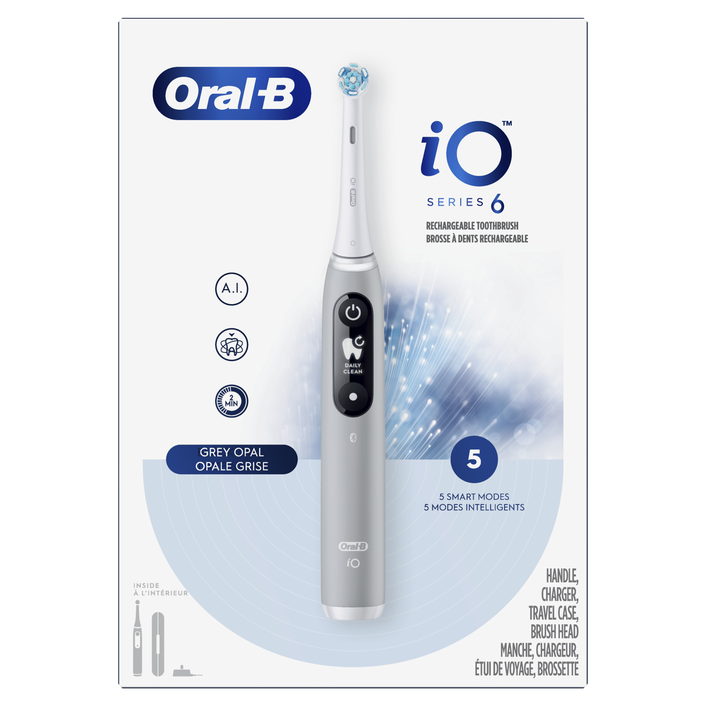 Oral-B iO Series 6 Electric Toothbrush with (1) Brush Head, for Adults ...
