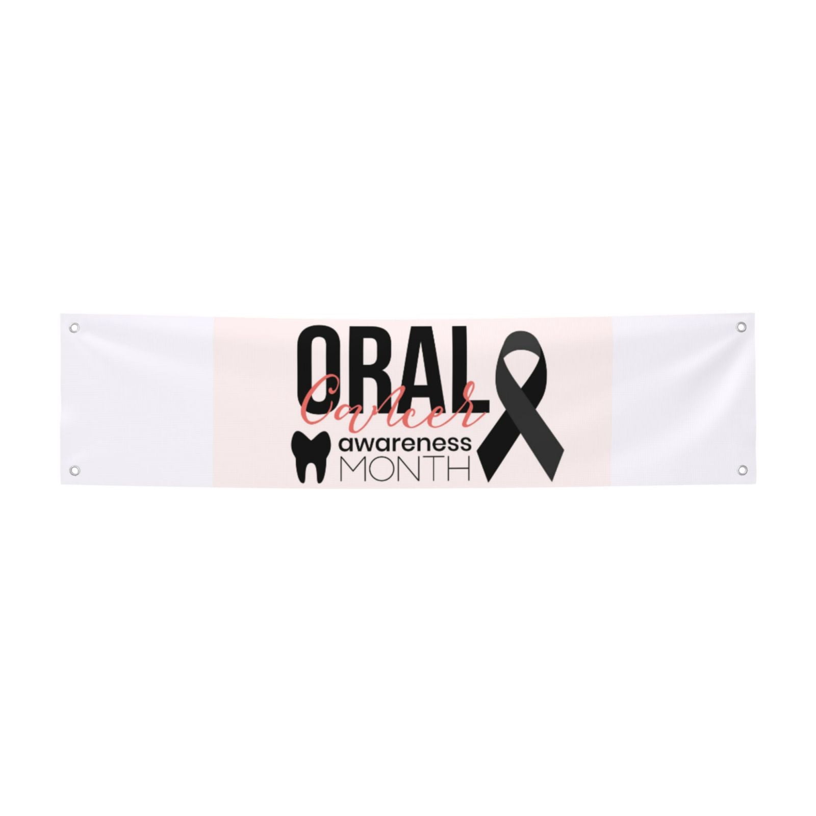 Oral Cancer Awareness Month Banner Backdrop Porch Sign 12 x 47 Inches ...