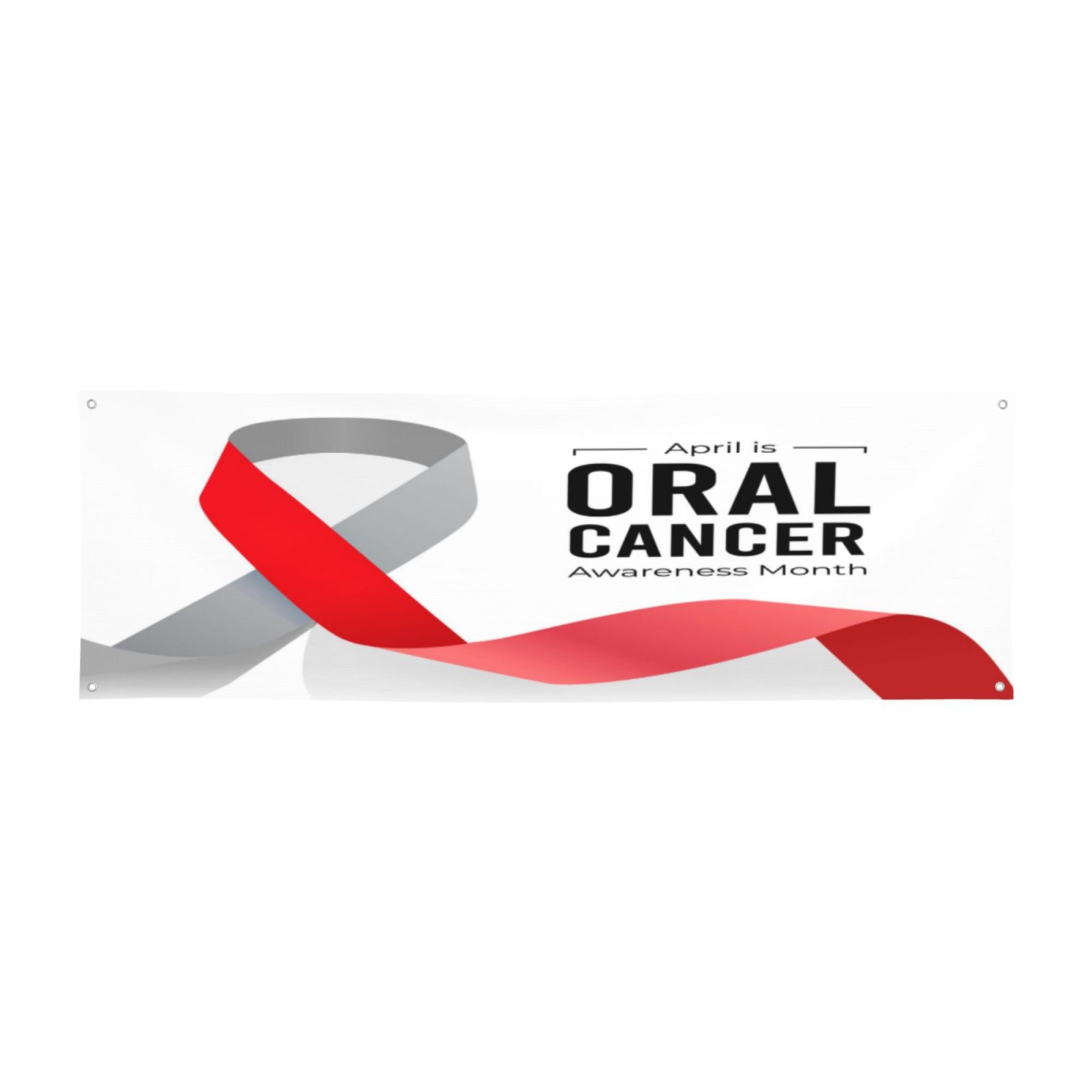 Oral Cancer Awareness Month Large Banner Party Decorations Sign Banner ...