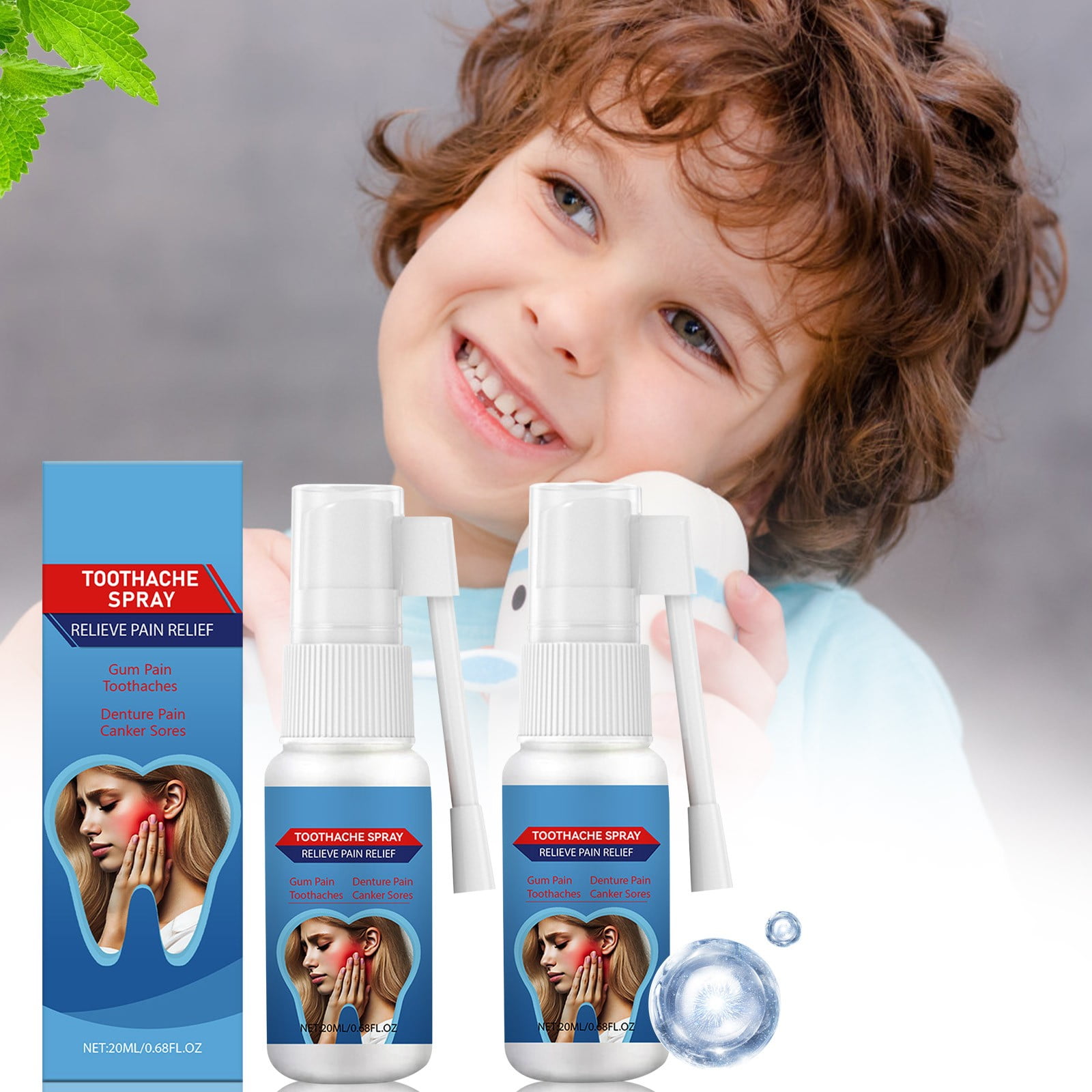 Oral Care Spray,Pain Spray,Canker Sores Tissue,Effective Prevention of ...