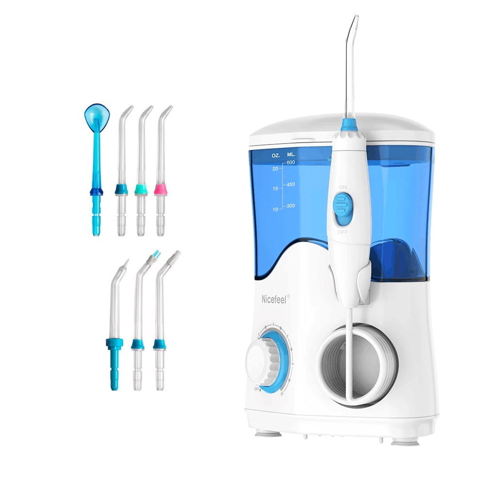 Oral Irrigator 600ml Water Dental Flosser Dental Care Kit Teeth Cleaner ...