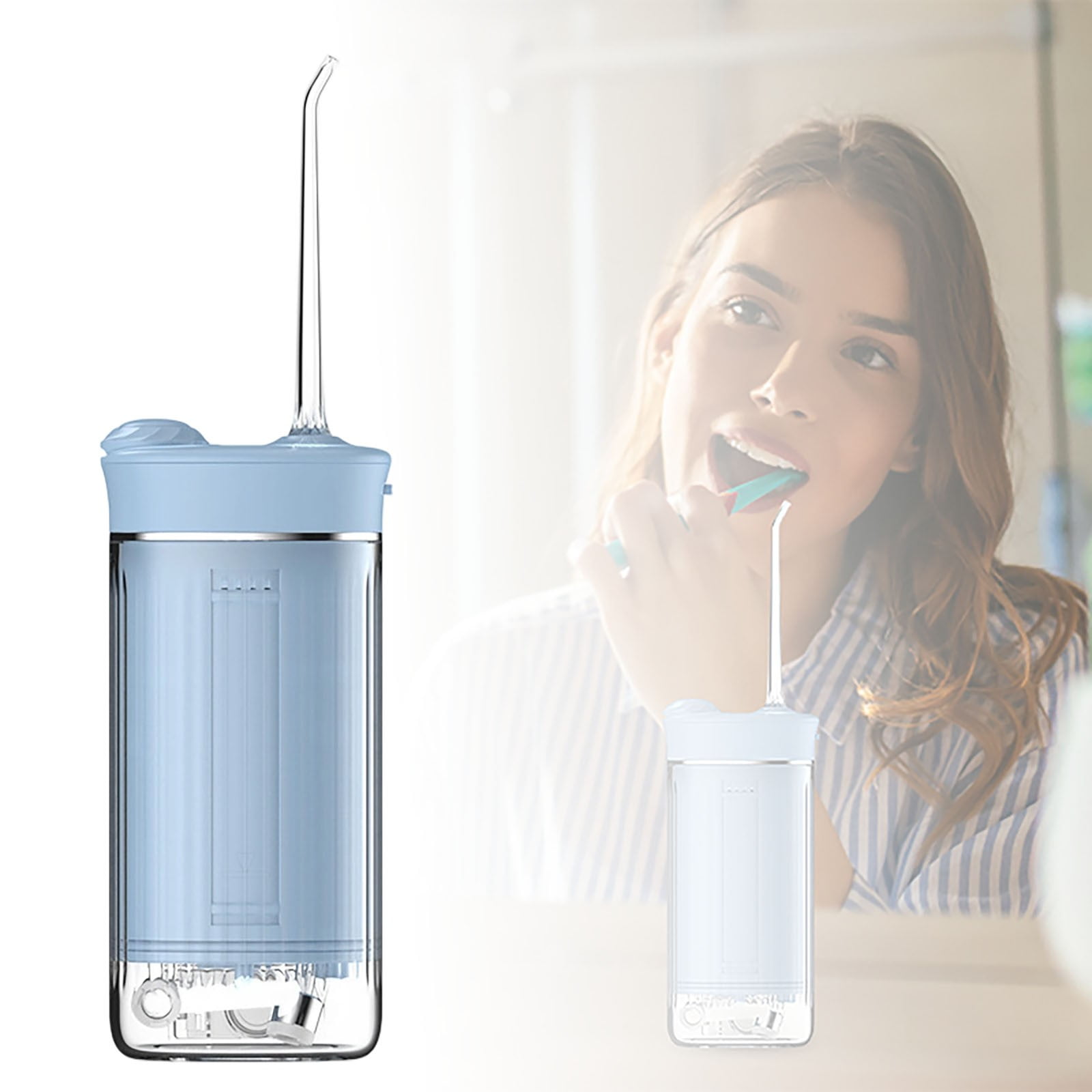 Oral Irrigator Water Flosser Portable Rechargeable Teeth Cleaning Care ...