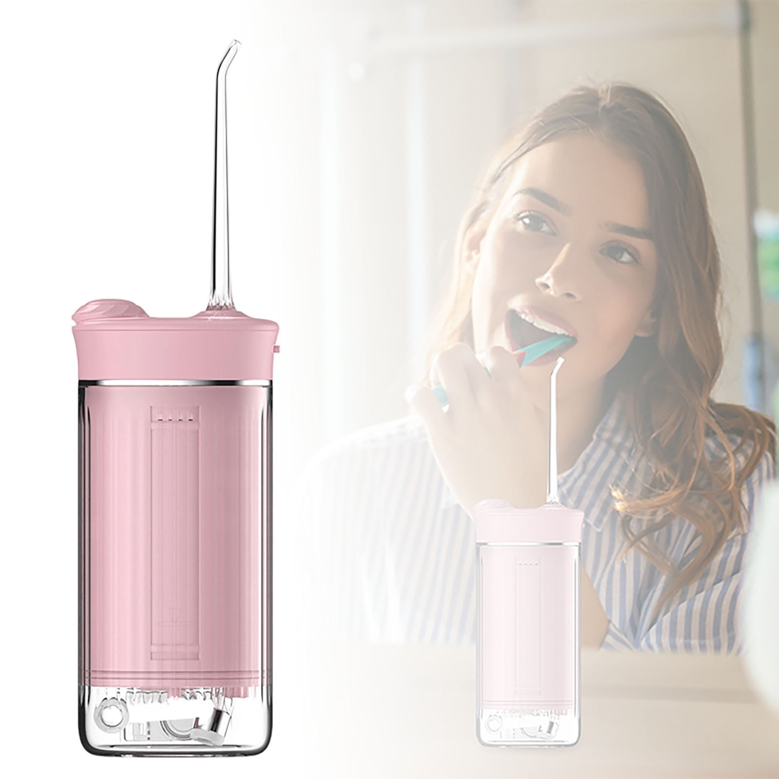 Oral Irrigator Water Flosser Portable Rechargeable Teeth Cleaning Care ...