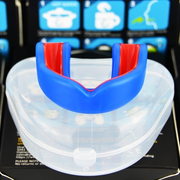 Oral Mart Blue/Red Youth Mouthguard for Kids - Walmart.com