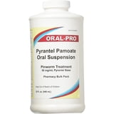 Oral-Pro Pyrantel Pamoate Vanilla Flavored 32 oz. Pinworm Dewormer, Pet ...