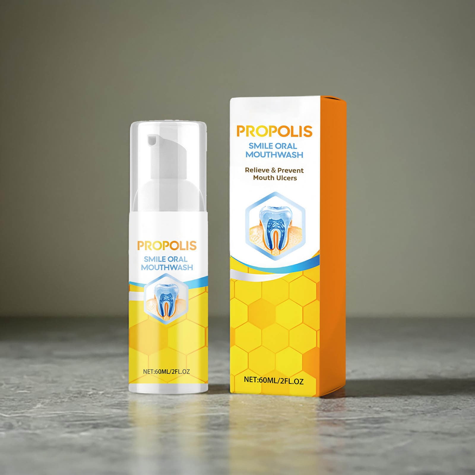 Oral Teeth Cleaning Contains Chamomile Mint And Other Extracts To Clean ...