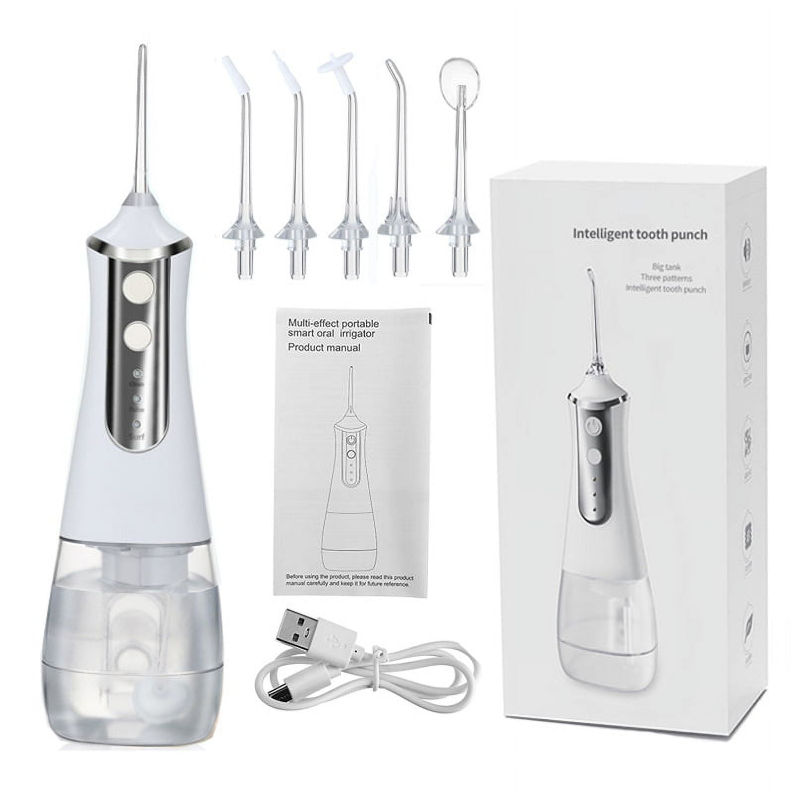 Oral irrigator 350ml electric dental irrigator 3 modes strong pulse ...