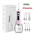 Oral irrigator portable dental water flosser usb rechargeable water jet ...