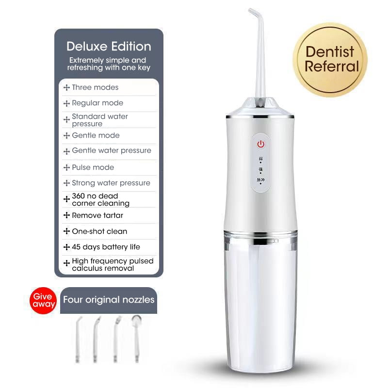 Oral irrigator portable water dental water jet toothpick 3 modes teeth ...