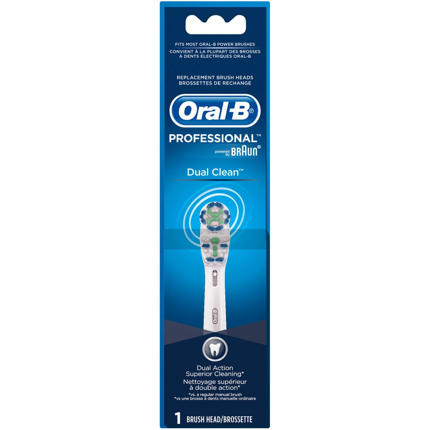 Oralb Dual Clean Oral B Dual Clean Refill 1ct - Walmart.com