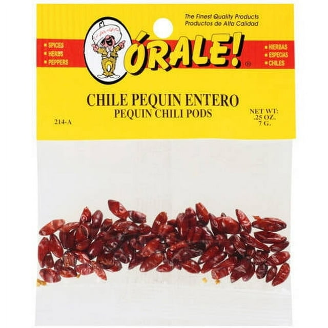 Orale Chile Pequin Entero Chili Pods, .25 oz - Walmart.com