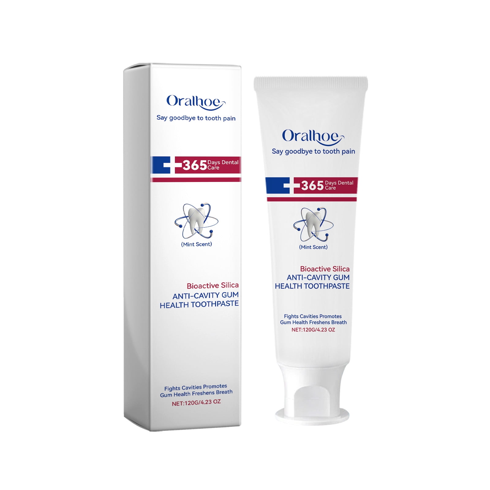 Oralhoe Anti-Cavity Gum Health Toothpaste, Clean Teeth Yellow Stains ...