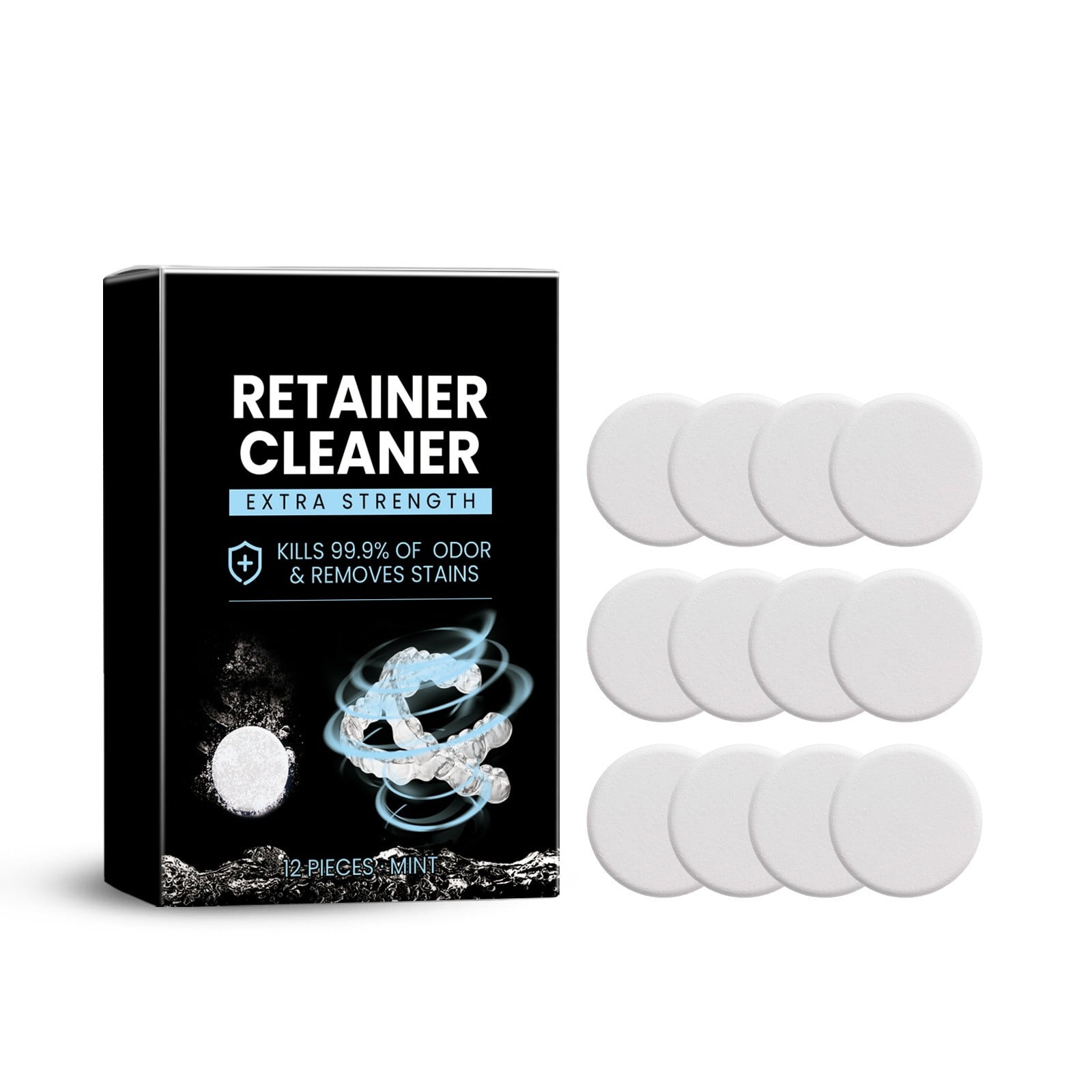 Oralhoe Denture Cleaning Tablets for Fresh Breath & Stain Removal ...