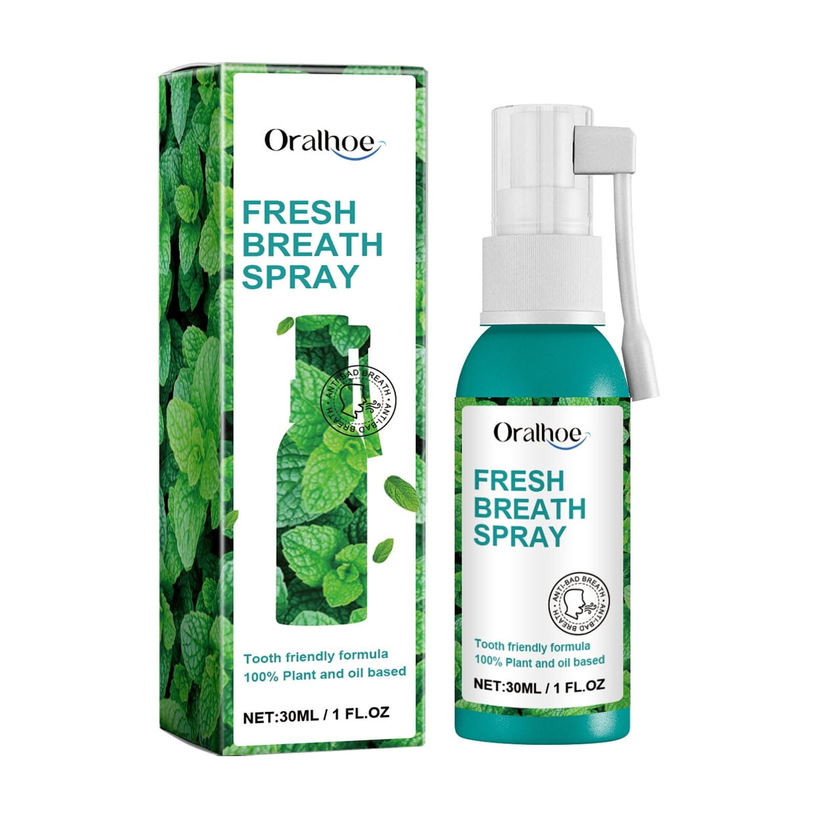 Oralhoe Fresh Breath Spray Oral Cleanser Protects Mint Freshness And ...
