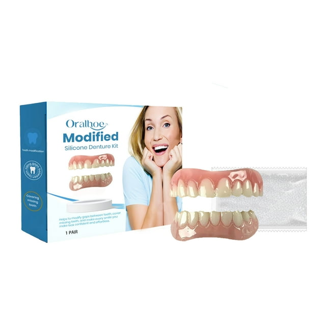 Oralhoe Modified Teeth False Teeth Set Beautiful Tooth Denture Modified ...