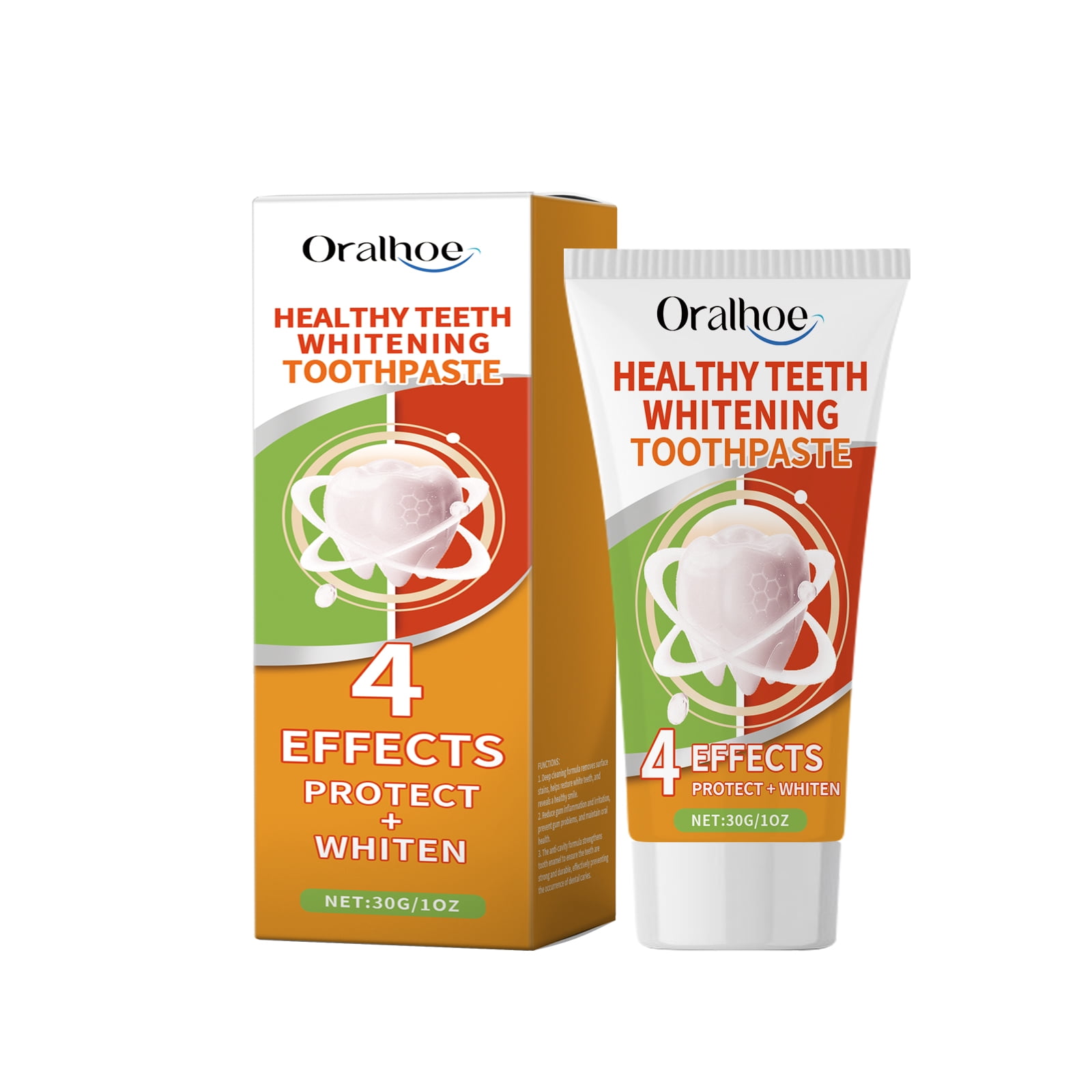 Oralhoe Oral Care Toothpaste, Clean Teeth, Remove Stains, Care For Oral ...