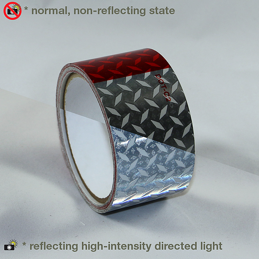 Oralite Diamond Steel Plate Microprismatic Conspicuity Tape [DOT-C2 5 ...