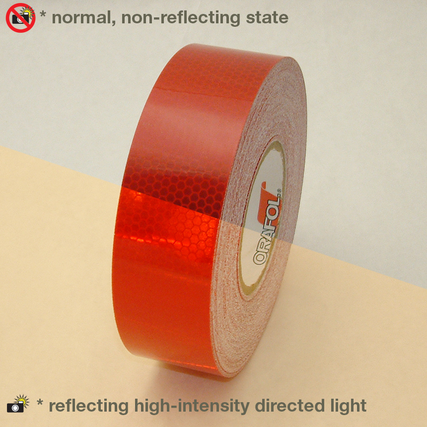 Oralite (Reflexite) 5900 HIP Prismatic-Grade Reflective Tape: 2 in x 50 ...