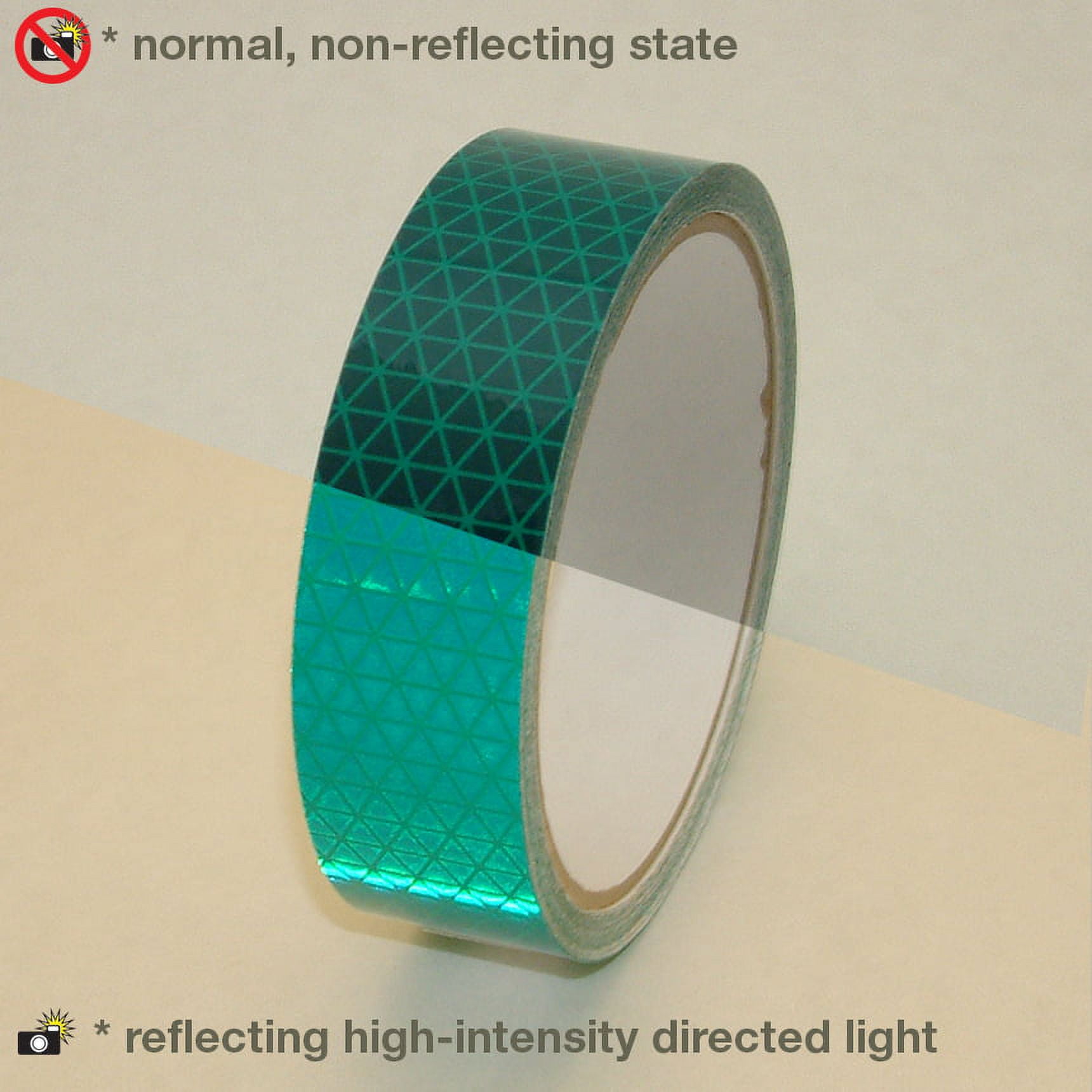 Oralite (Reflexite) V92-DB-COLORS Microprismatic Conspicuity Tape: 1 in x 15 ft. (Green ...