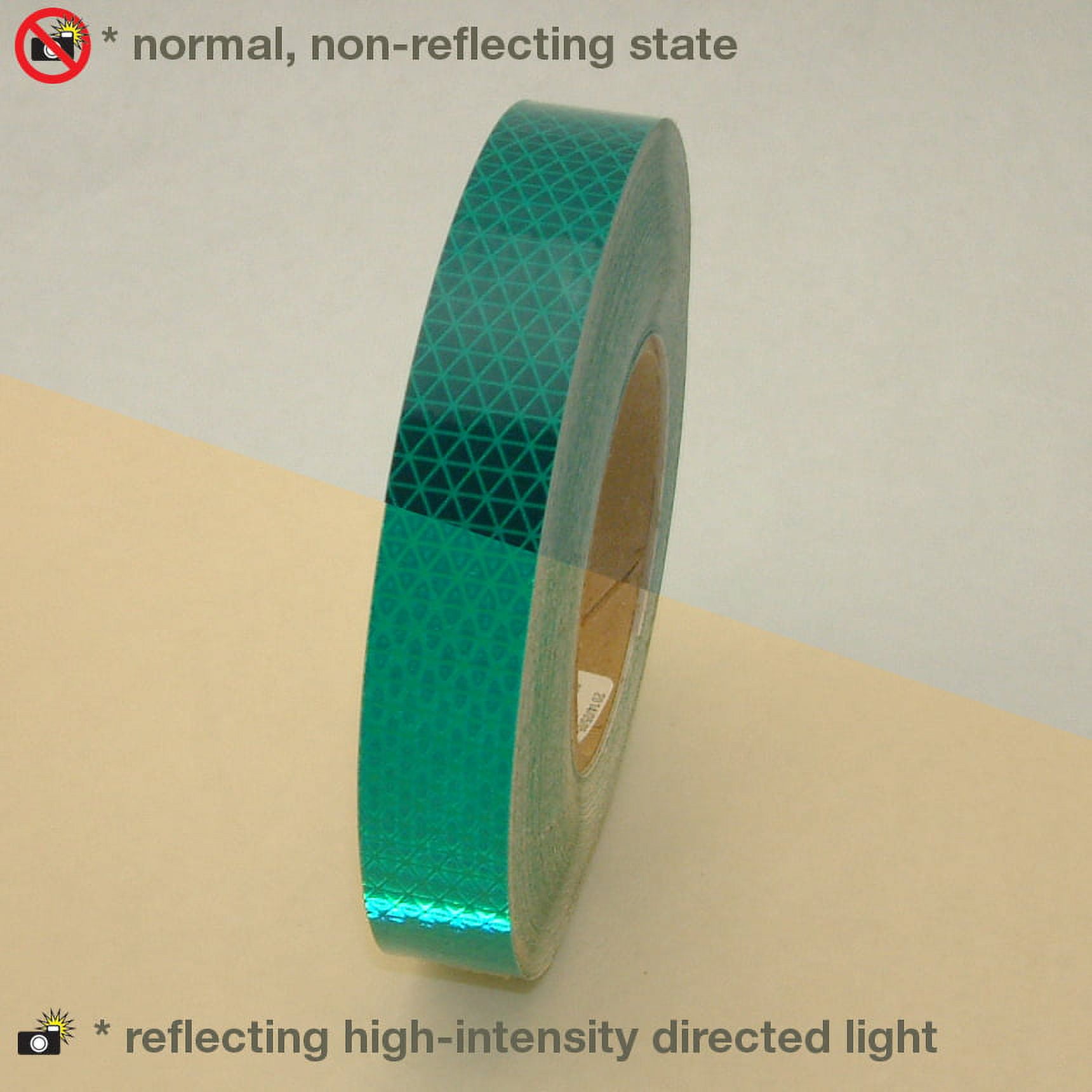 Oralite (Reflexite) V92-DB-COLORS Microprismatic Conspicuity Tape: 1 in x 50 yds. (Green ...