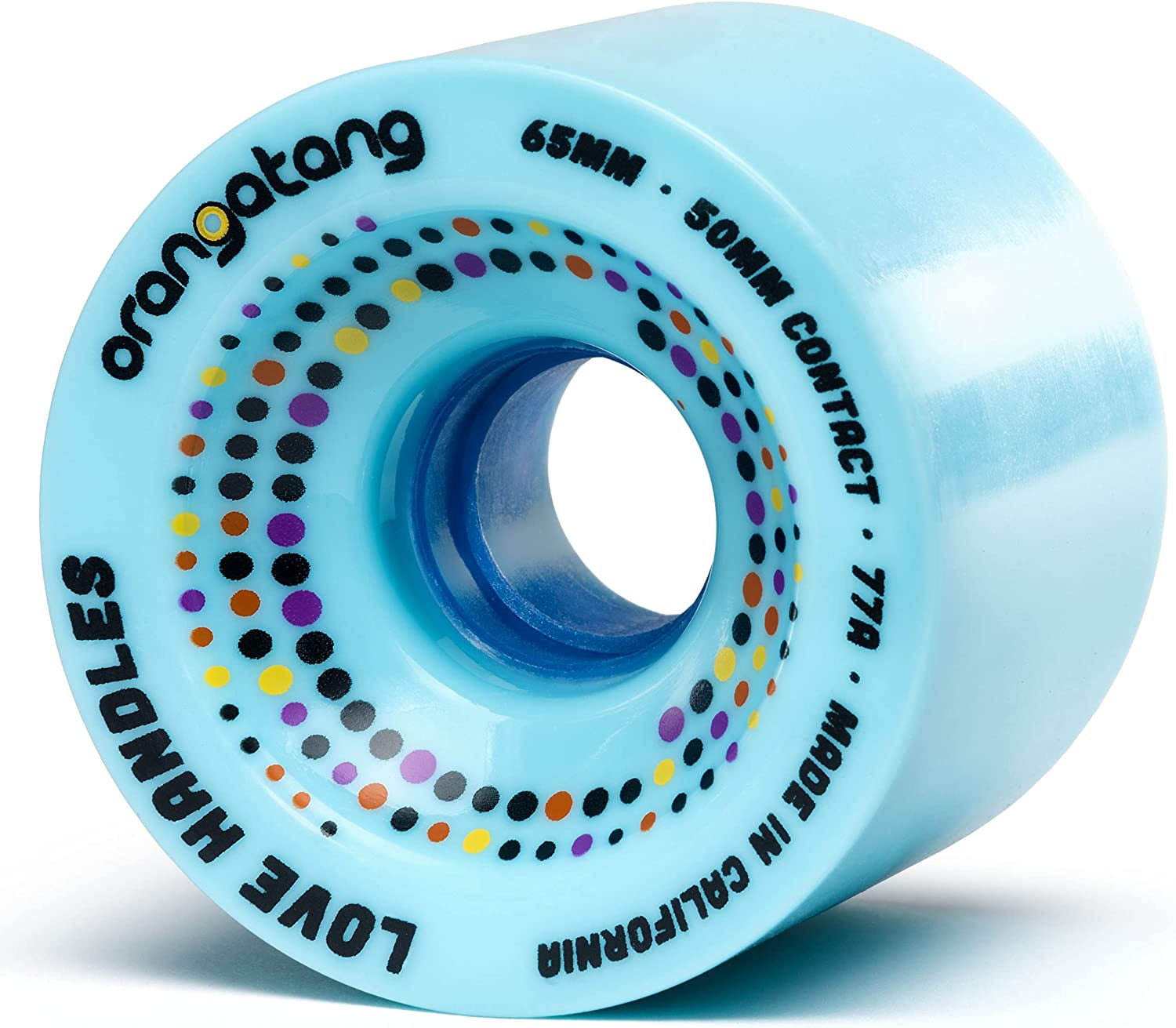 Orangatang Love Handles 65 mm Cruising Longboard Skateboard Wheels (Set ...