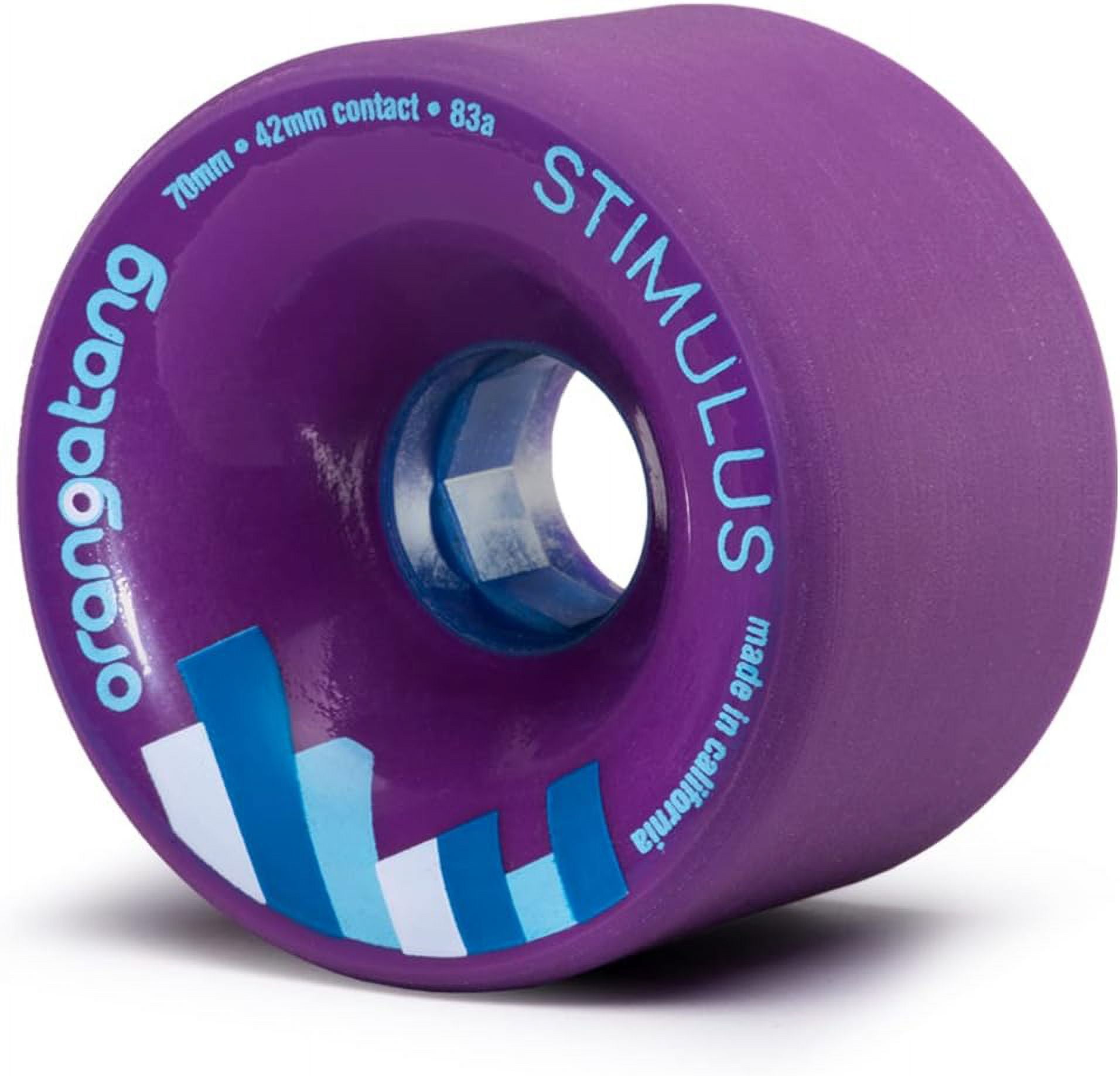 Orangatang Stimulus 70 mm Freeride Longboard Skateboard Wheels (Set of ...