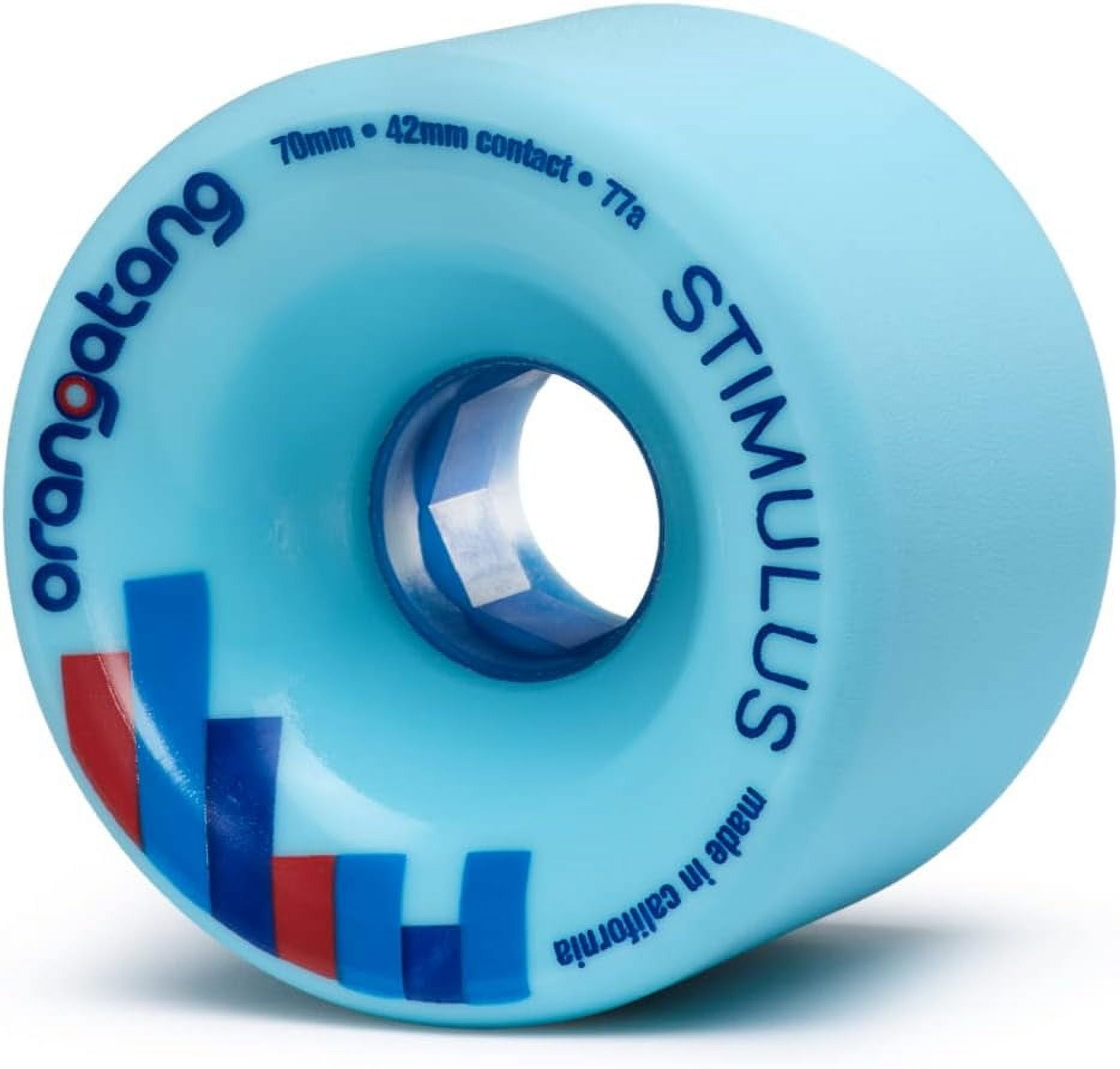 Orangatang Stimulus 70 mm Freeride Longboard Skateboard Wheels (Set of ...