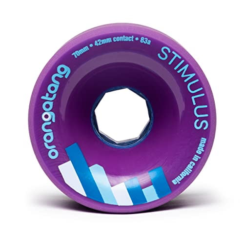 Orangatang Stimulus 70 mm Freeride Longboard Skateboard Wheels (Set of ...