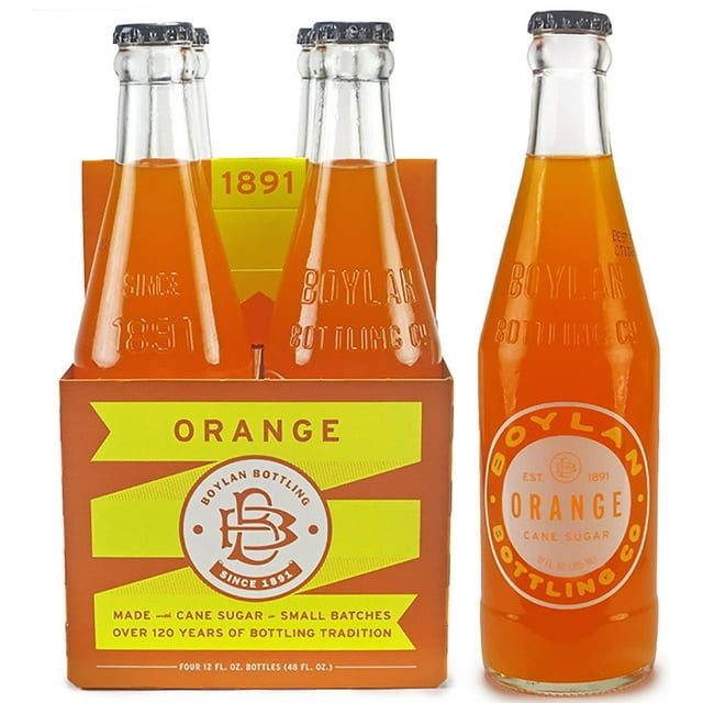 Orange, 12 fl oz (24 Glass Bottles) - Walmart.com