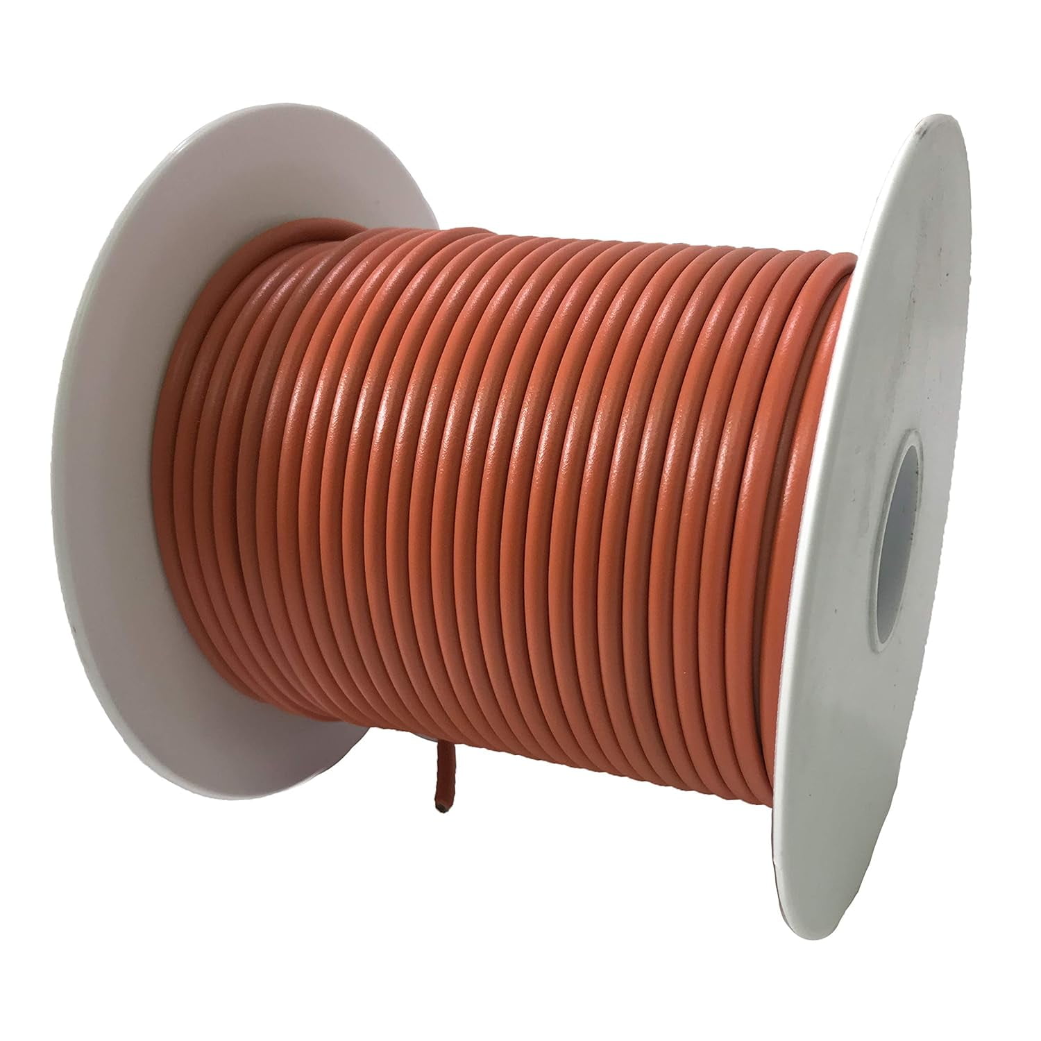 Orange 18 Gauge Primary motive Cable Wire 100 FT Spool/Coil of 100% ...