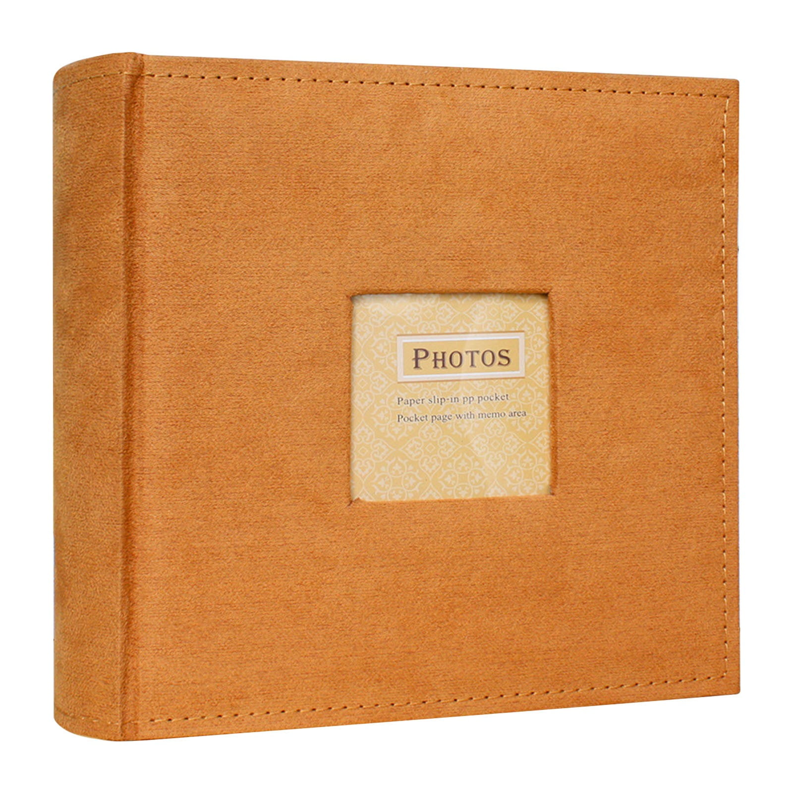 Orange 200 Photos Capacity Growth Commemorative Photo Album Storage ...