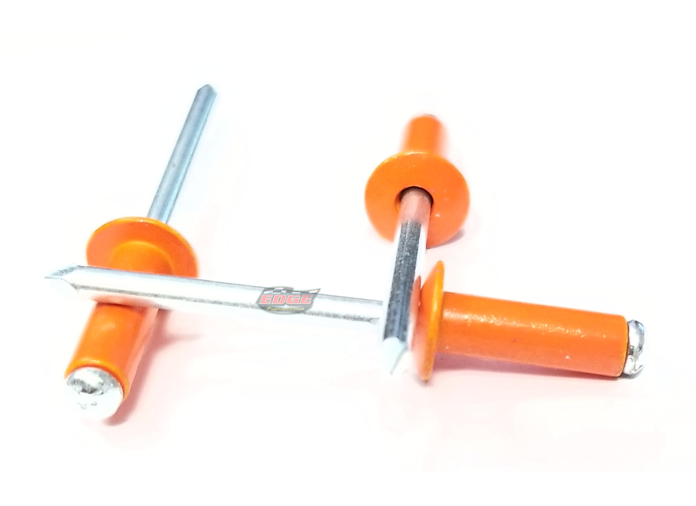 Orange 3/16" Blind Pop Rivets Aluminum Small Head with Steel Mandrel ...