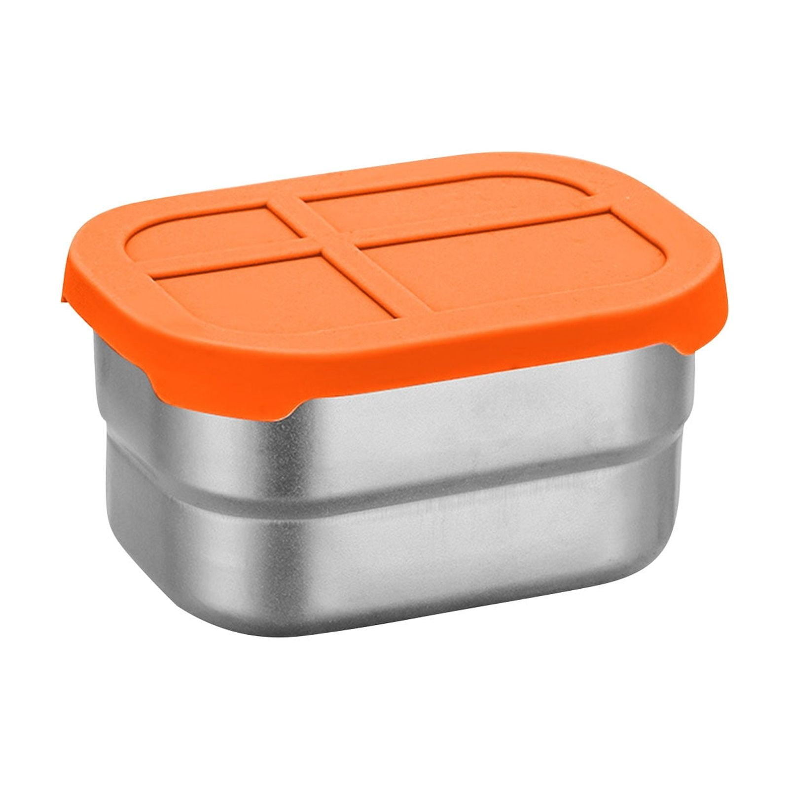 Orange 304 Stainless Steel Dipping Dish Bento Crisper 230Ml Food Grade ...