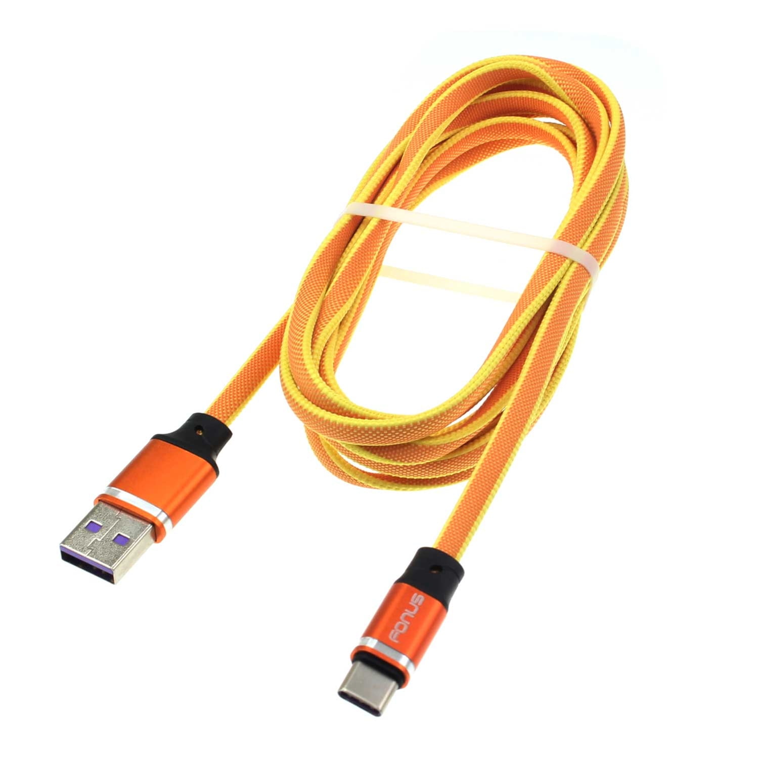 Orange 6ft USB Cable for Google Pixel 8a/6a/6 Pro - Type-C Charger Cord ...