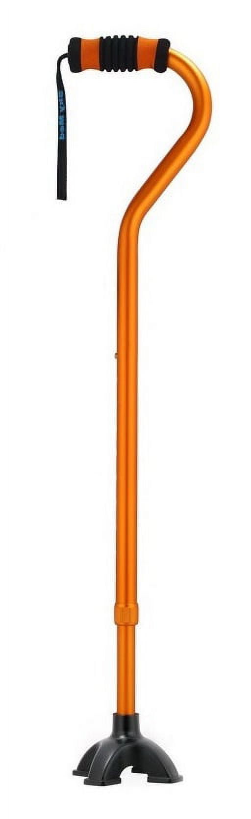 Sky Med Orange Adjustable Cane - Lightweight Walking Stick with ...