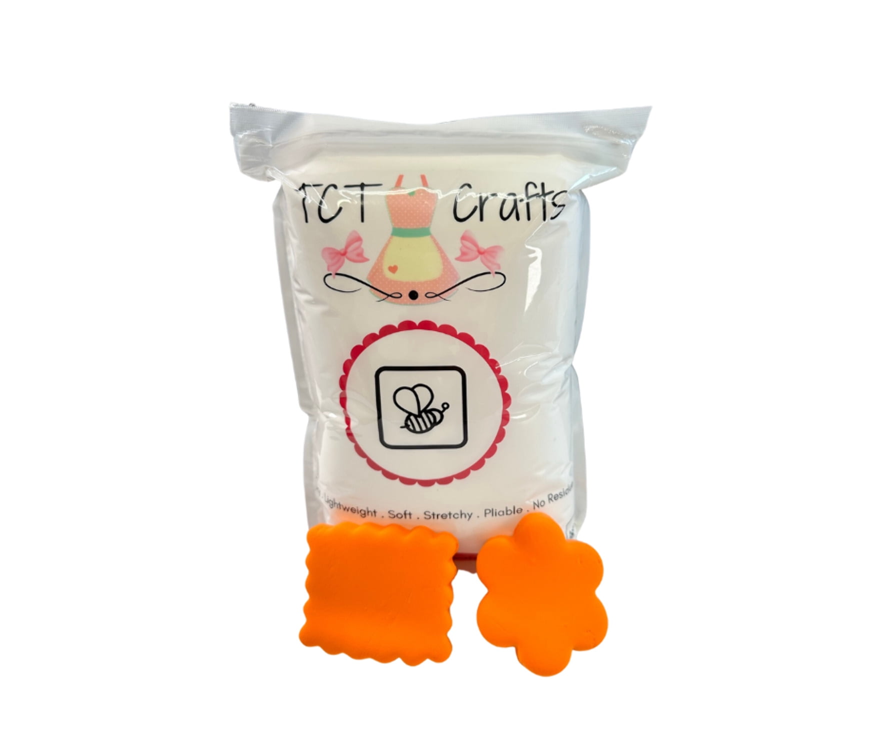 Orange Air Dry Lightweight Foam Clay - Walmart.com