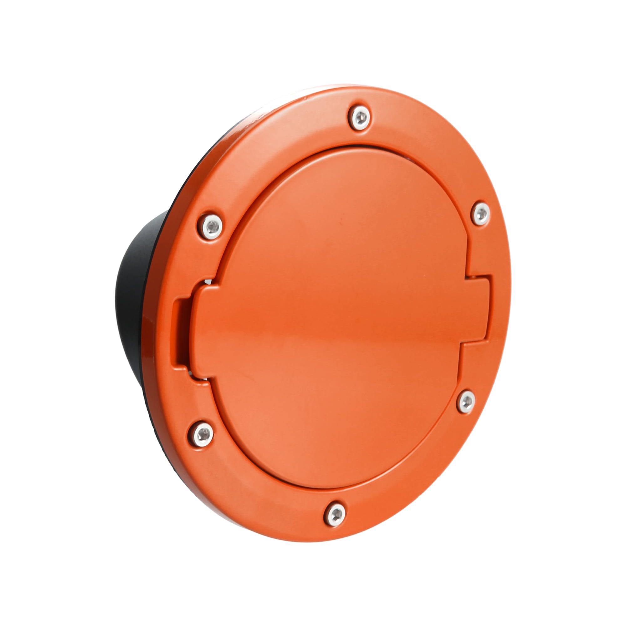 Orange Aluminum Alloy ABS Gas Fuel Tank Cap Cover for Jeep Wrangler 07 ...