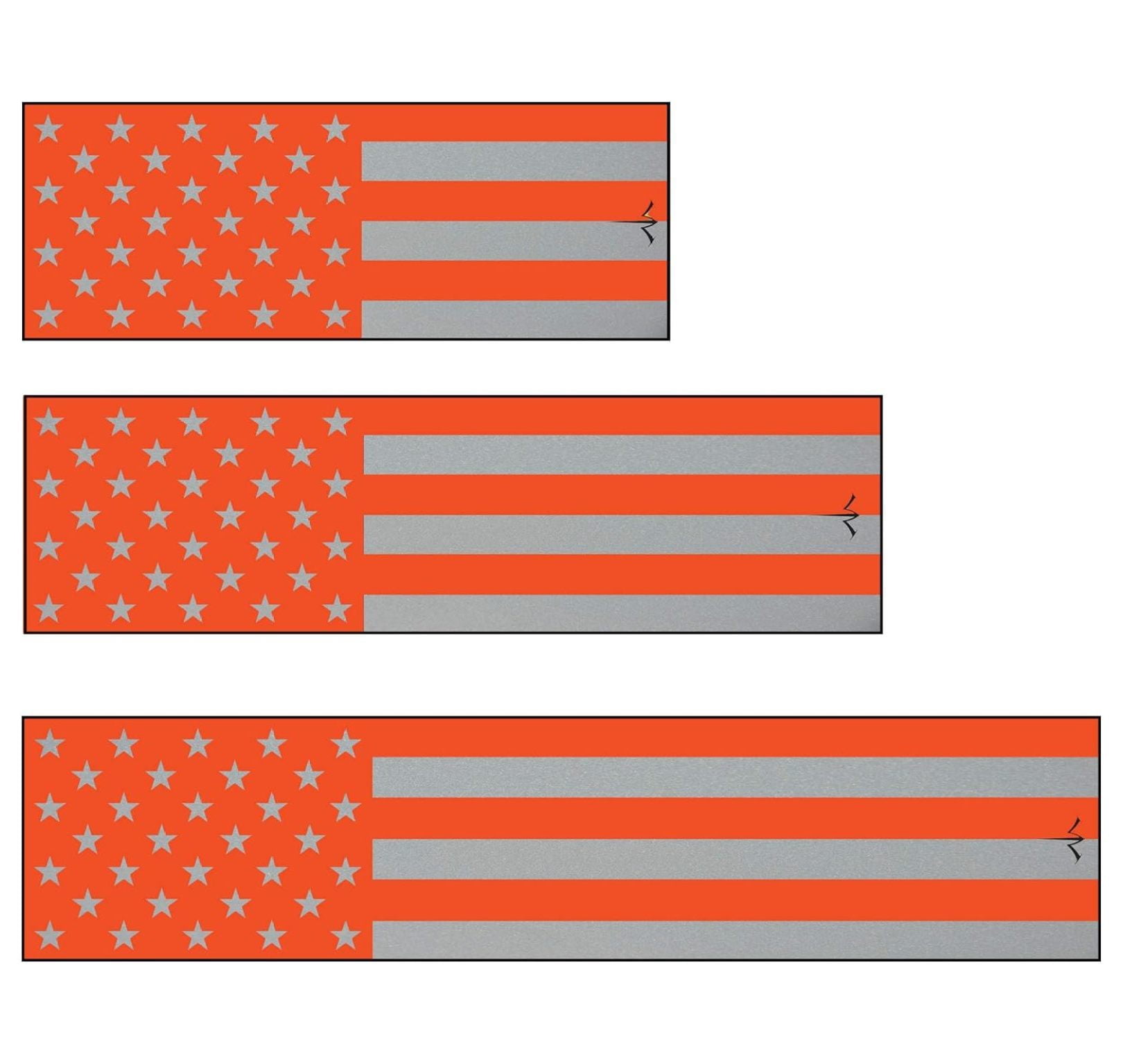 Orange American Flag Colors Reflective Arrow Wraps 15 Pc Pack Choose ...