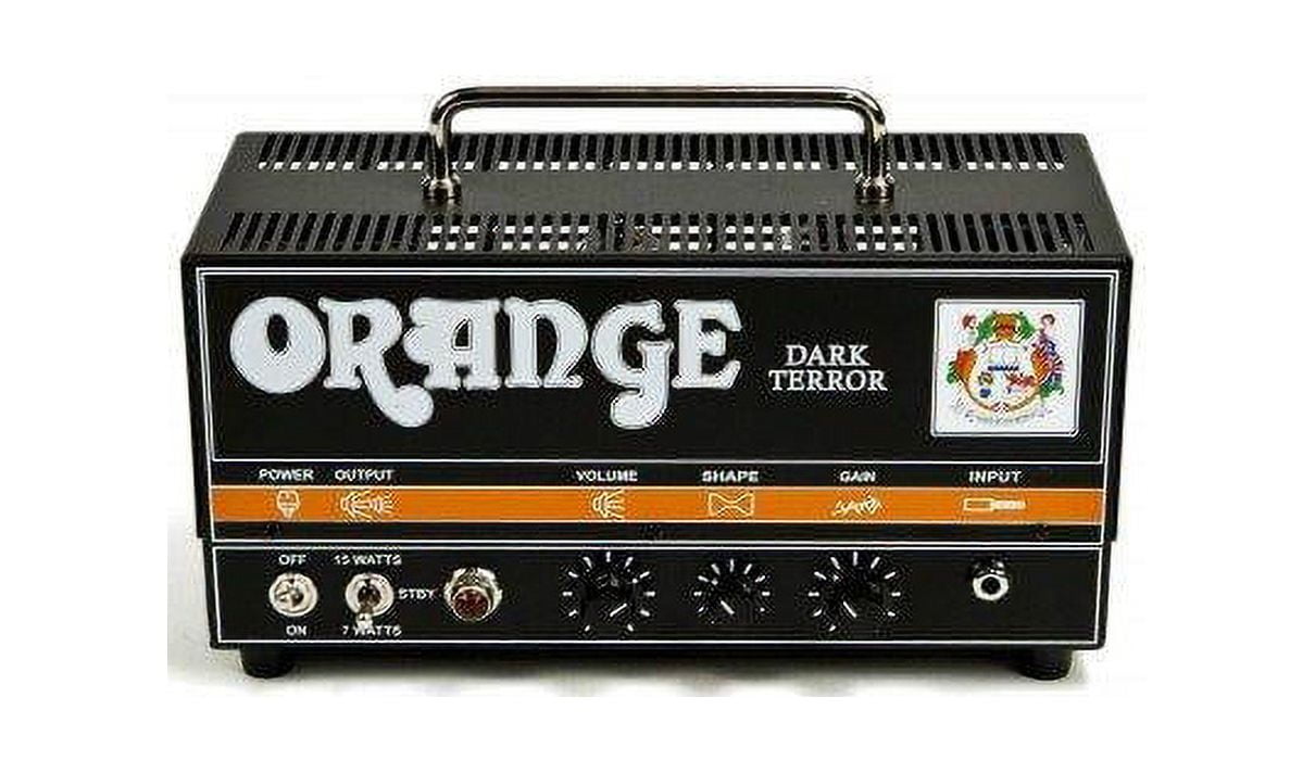 Orange Amplifiers Dark Terror 15W High Gain Tube Guitar Amp Head with Power Electric - Walmart.com