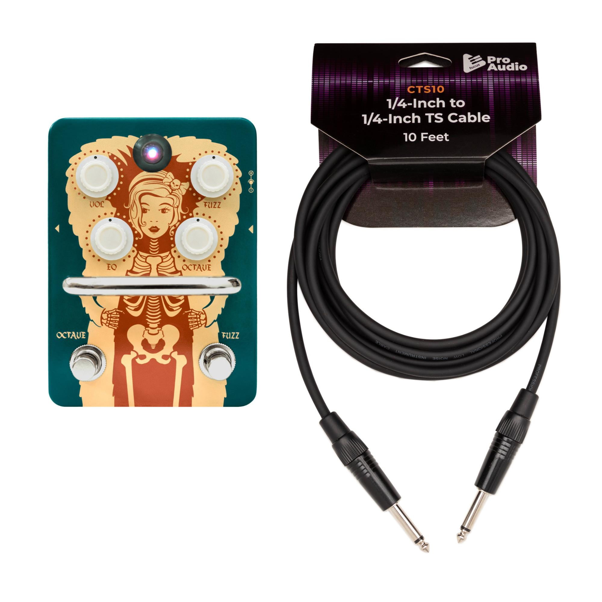 Orange Amps Adjustable Octave Vintage Fuzz Pedal Bundle with 1/4-Inch ...