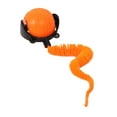 Orange Automatic Self Rolling Pet Toy Jumping Ball With Rope 1Pc ...