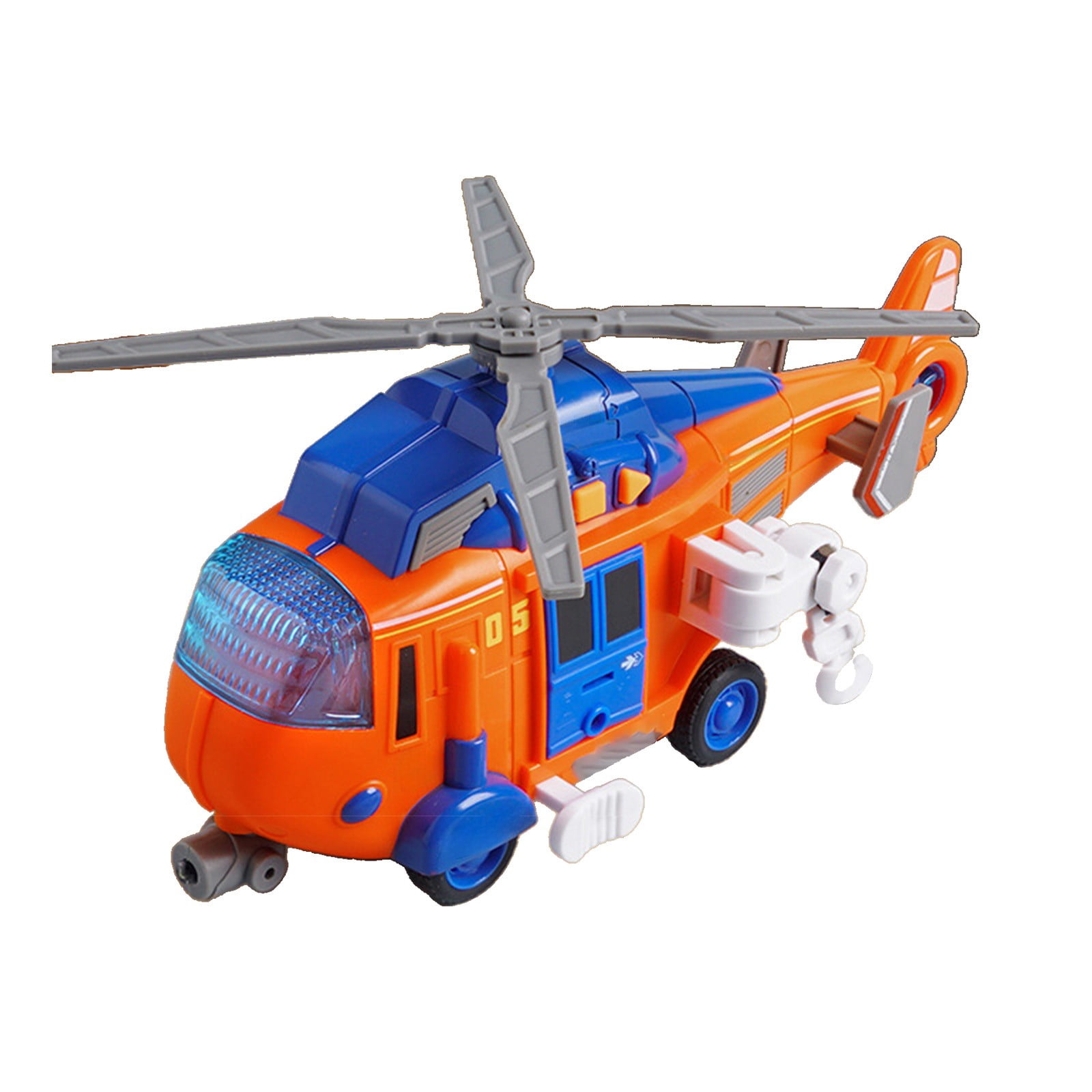Orange B Helicopter Toys Lighting And Sound Effects Puzzle Inertia ...